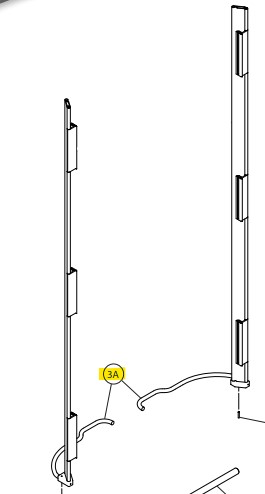 0201-710101S Aero (OEM) Front Lock Handle Arm for Conestoga XP ...