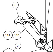 0745-612501 Aero (OEM) Conestoga Lock Rubber Draw Curtain Latch ...