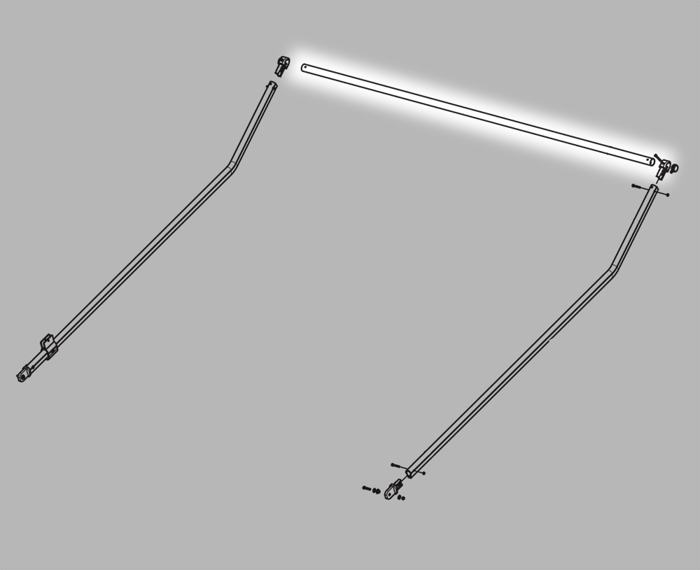 0311-860709 Aero (OEM) Easy Cover Round Steel Cross Arm 114" | Carolina ...