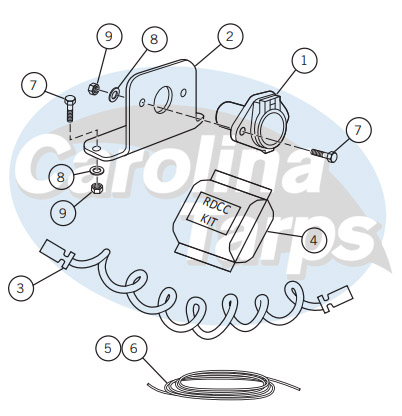 1001-960332 Aero (OEM) Truck Wiring Kit for Side Roll Tarp Systems ...