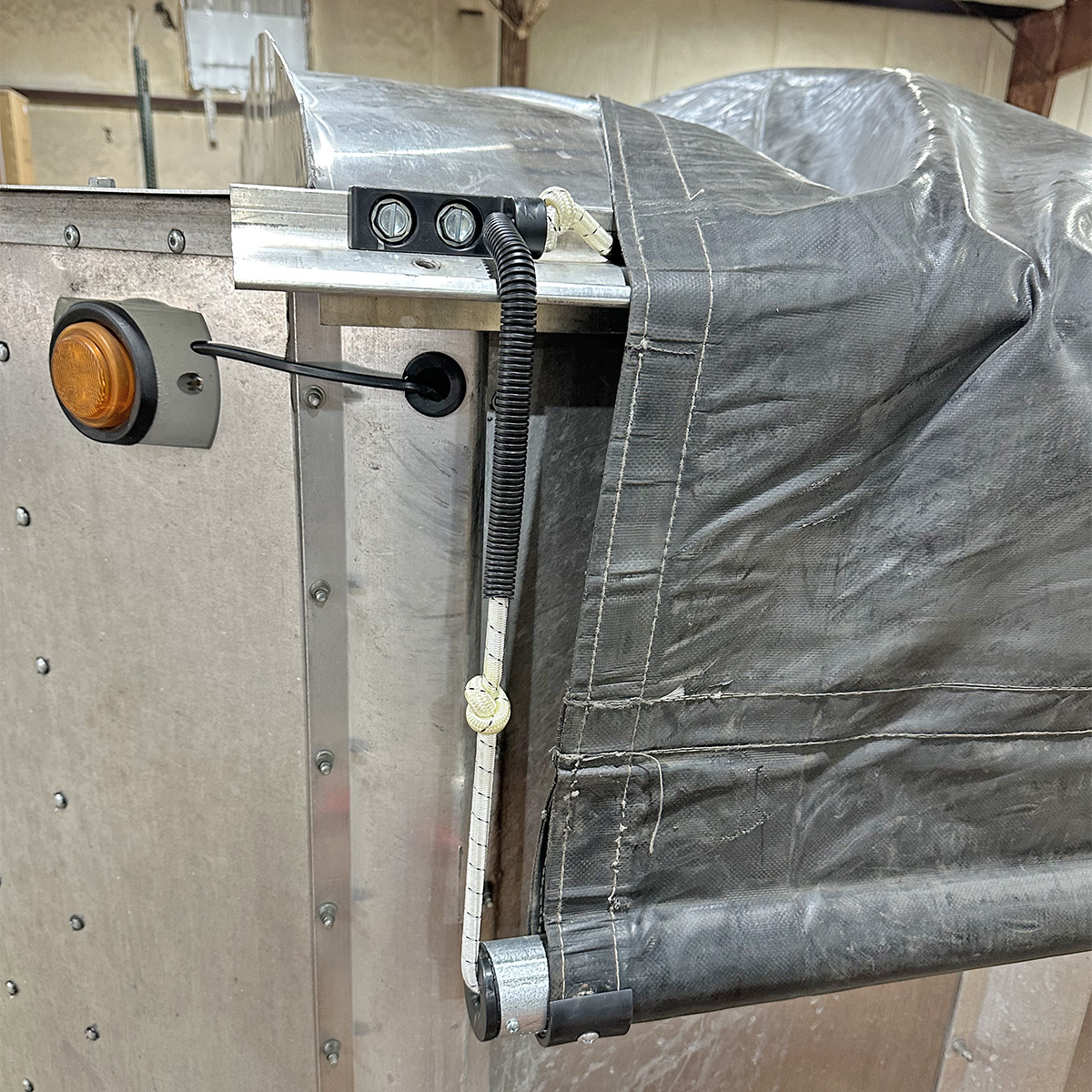 In-Roll Tube Bungee Tarp Return Kit for 2" Steel Tube | Carolina Tarps
