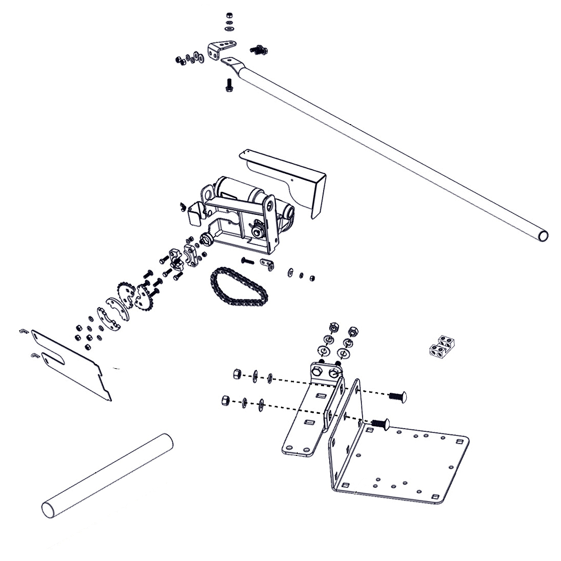 Electric Hopper Opener | Double Door, Remote | Carolina Tarps
