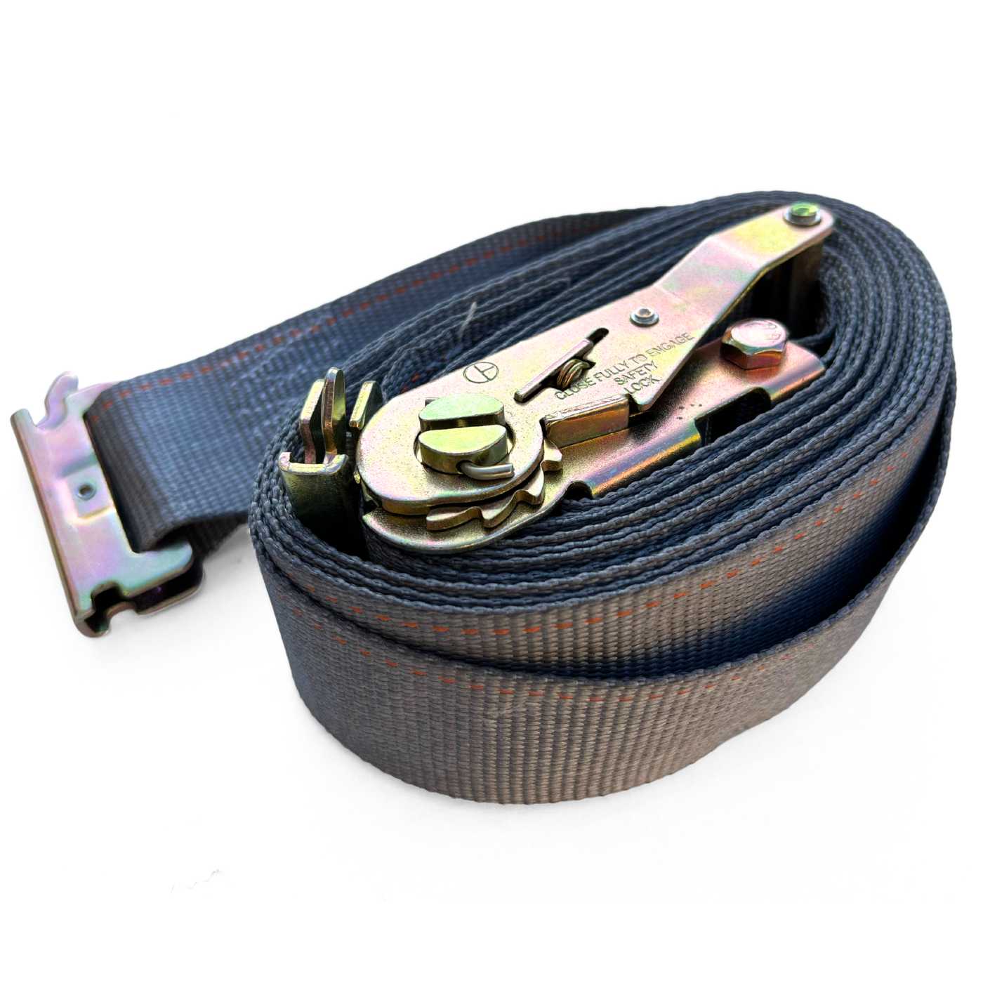 E-Track Ratchet Strap with Spring E-Fittings 2" x 16' - 10 Pack ...