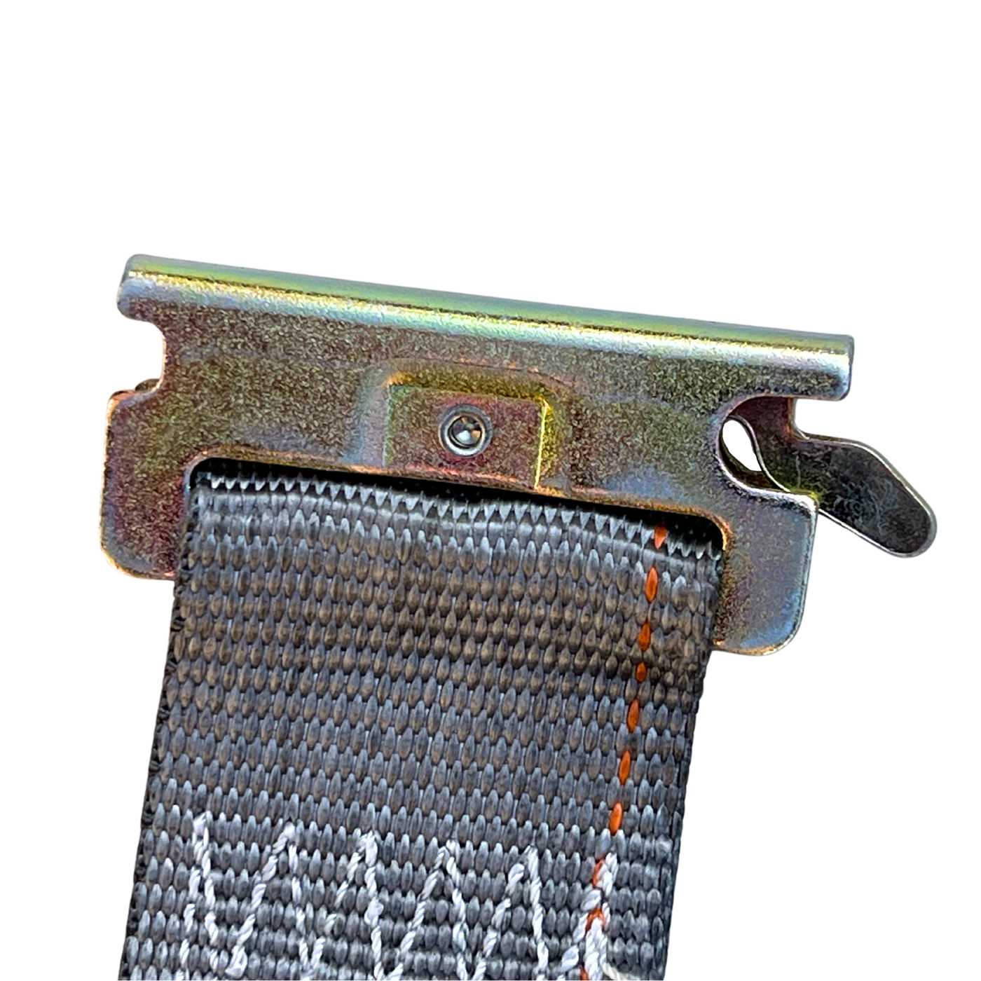 E-Track Ratchet Strap with Spring E-Fittings 2" x 16' | Carolina Tarps