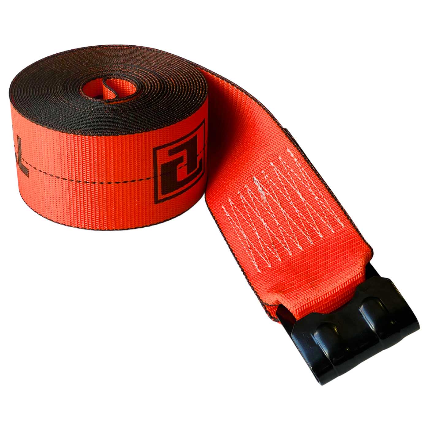 4" x 30' X-Treme Webbing Winch Strap w/Flat Hook | Carolina Tarps