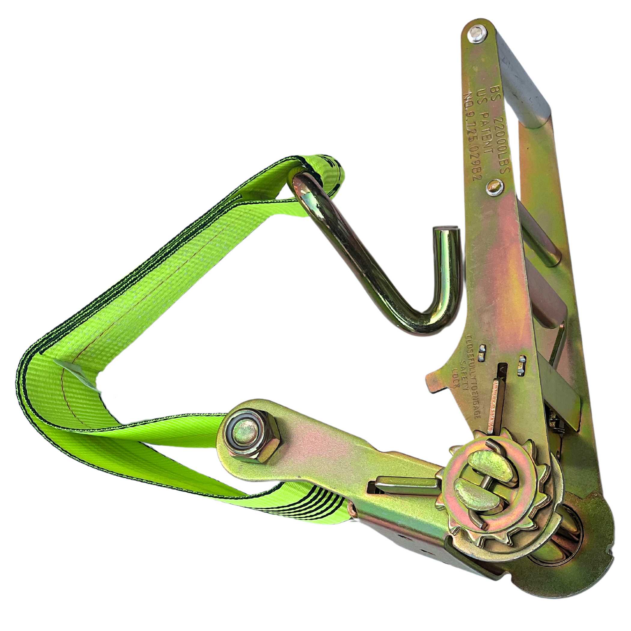 4" SPIN FREE Ratchet Strap with Wire Hooks - 30 ft | Carolina Tarps