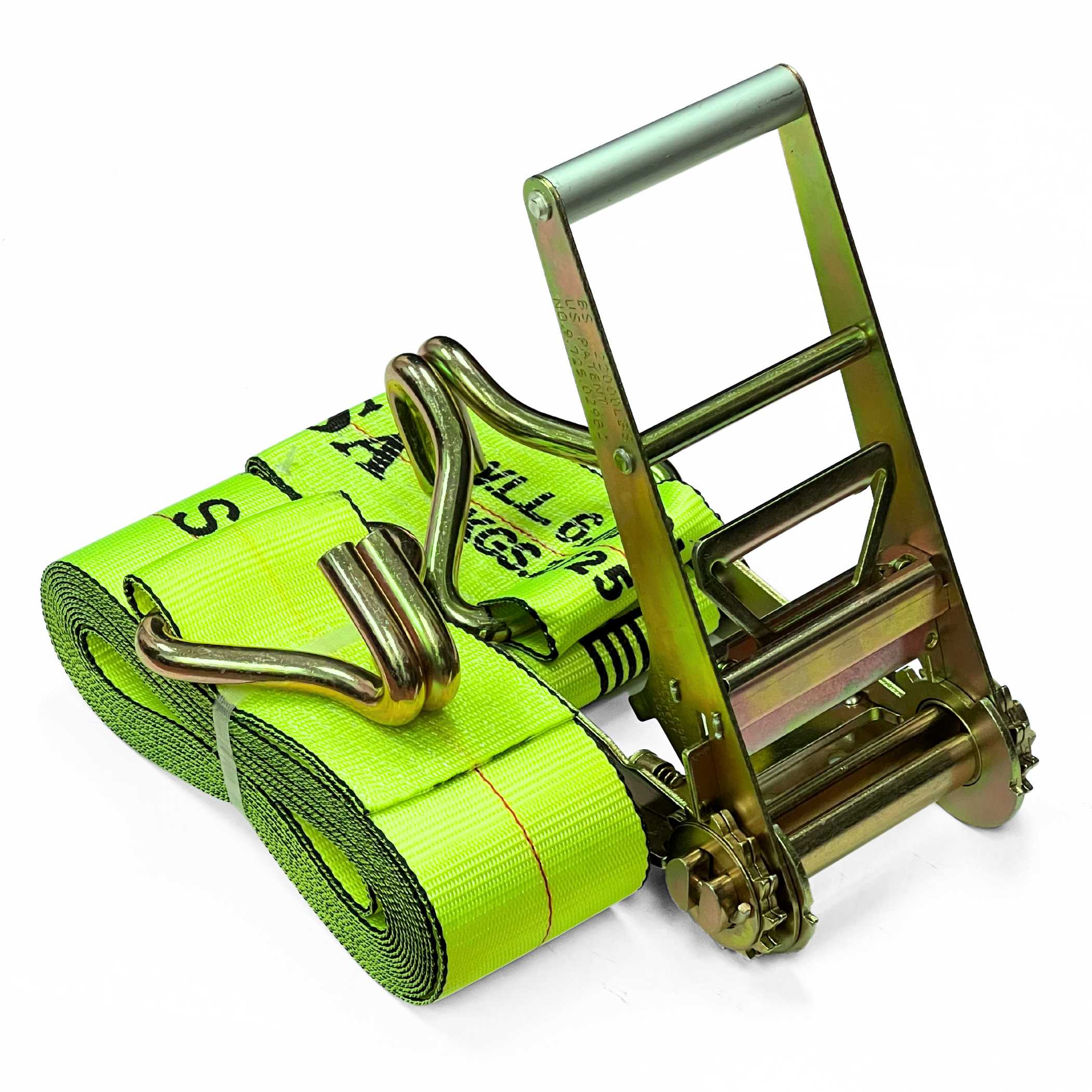 4" SPIN FREE Ratchet Strap with Wire Hooks - 30 ft | Carolina Tarps