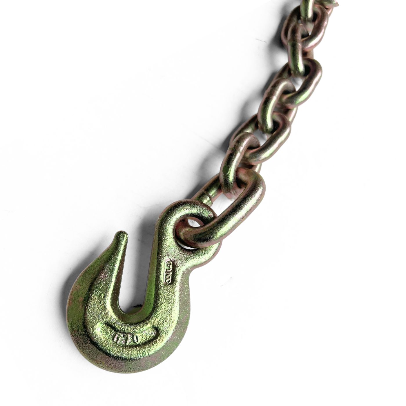 2" Self Contained Ratchet Strap Assembly with Chain Extensions ...