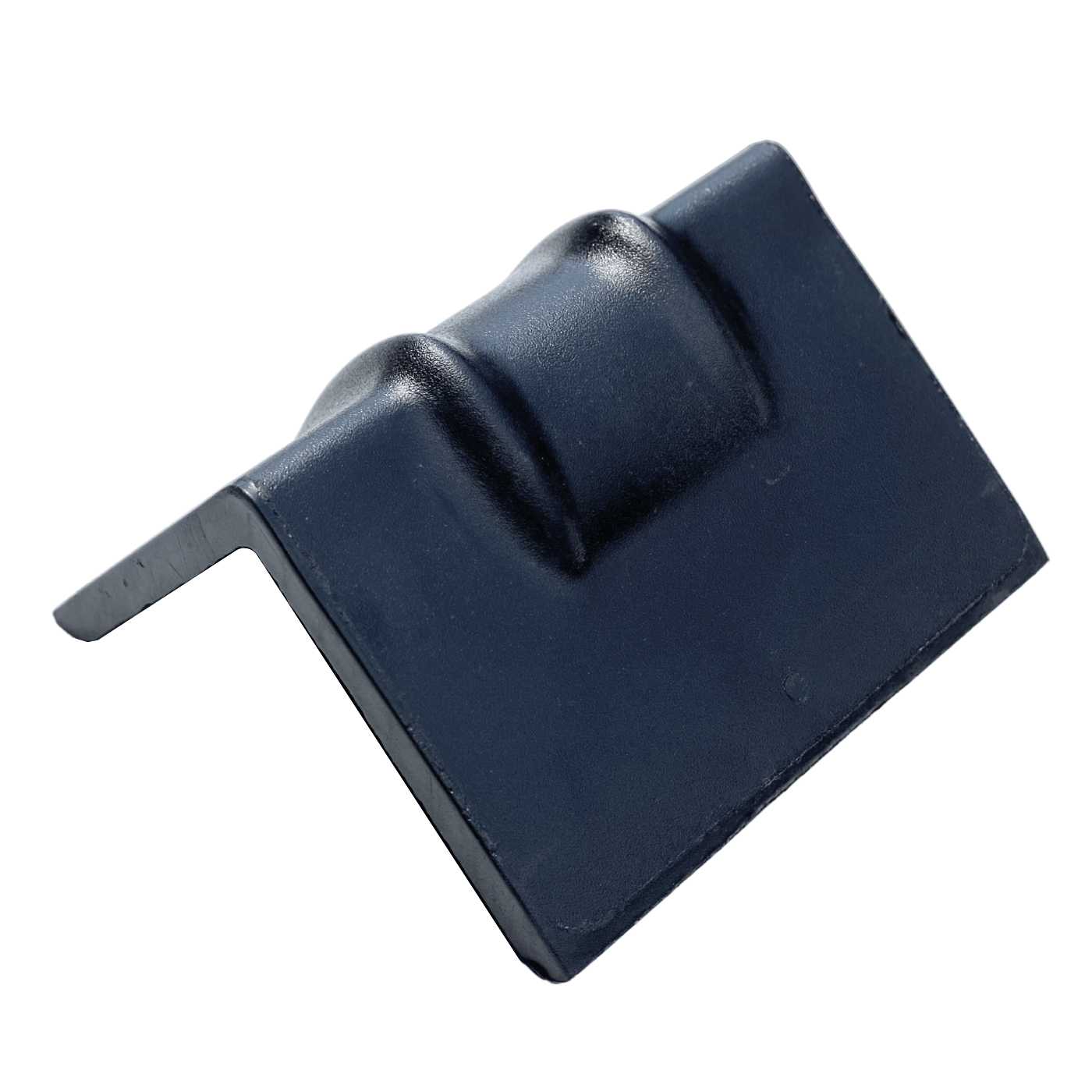 Black Finish Rubber Coated Steel Edge Protector | Carolina Tarps