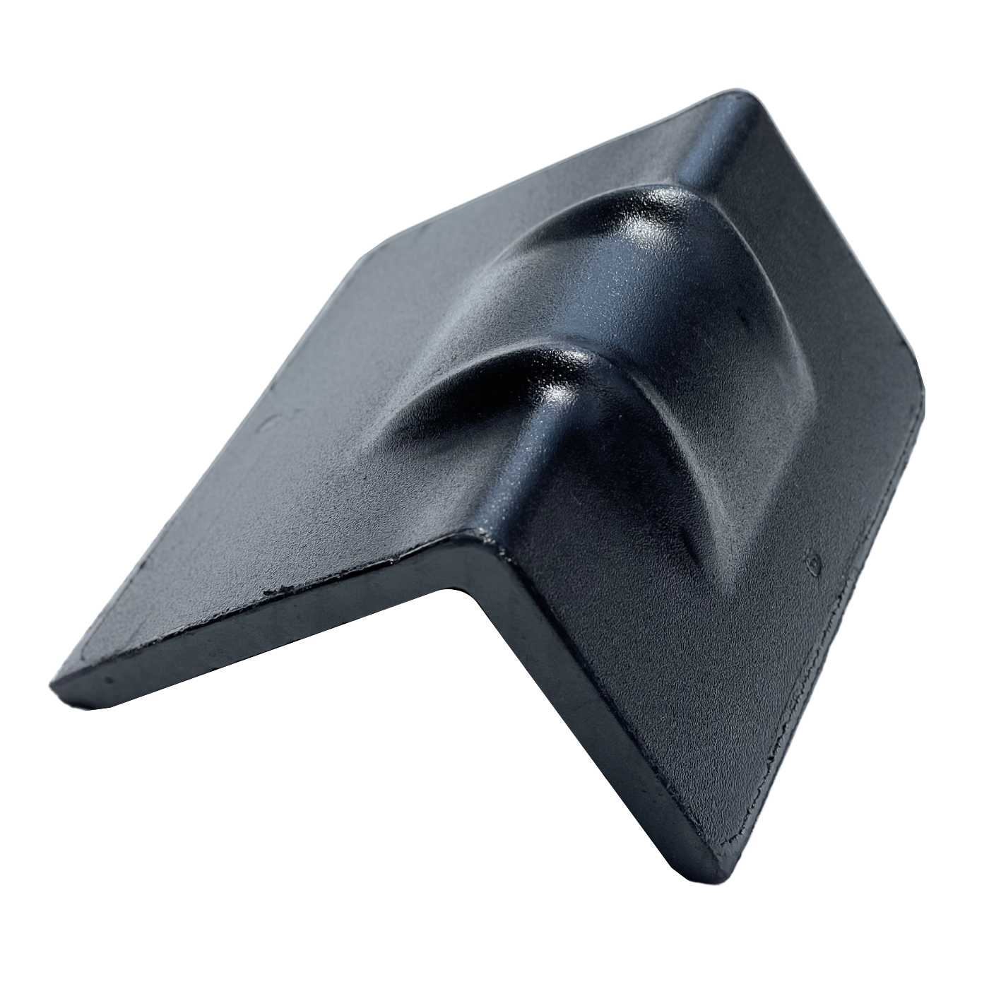 Black Finish Rubber Coated Steel Edge Protector | Carolina Tarps