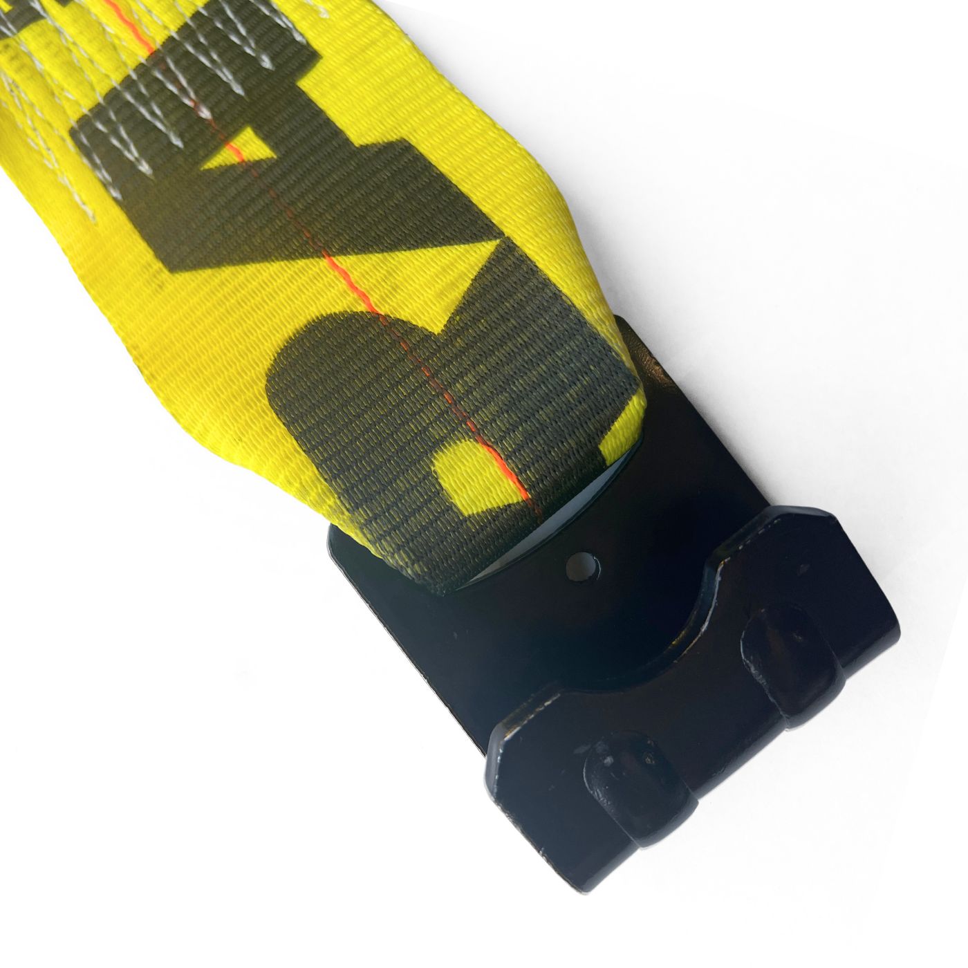 4" Fixed End Strap with Black Flat Hook | Carolina Tarps