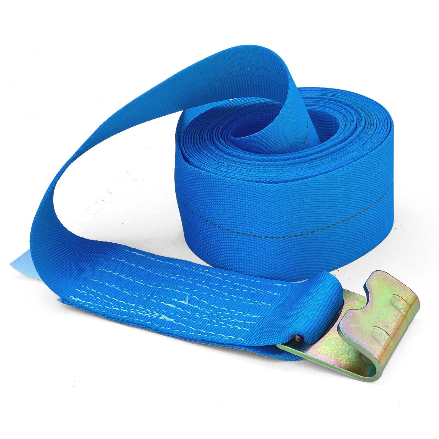 10 pack - Blue Flatbed Straps 4" x 30' Winch Strap | Carolina Tarps