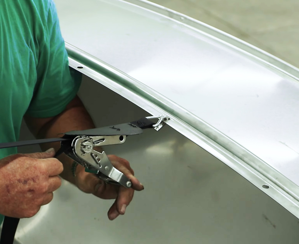 1" Center Ridge Strap Kit for Containers Up to 10' Long | Carolina Tarps