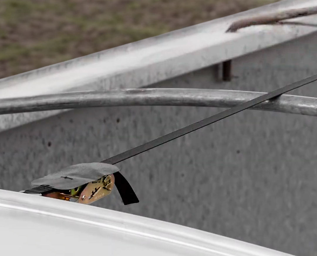 1" Center Ridge Strap Kit for Containers Up to 10' Long | Carolina Tarps