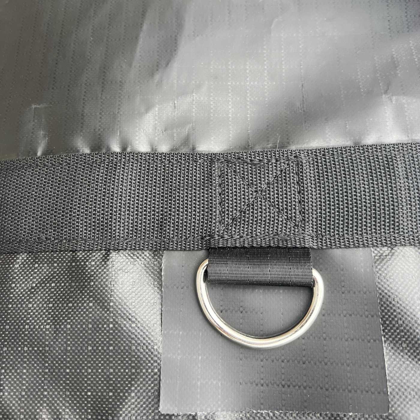 Lightweight Steel Tarp 16' x 27' - 4' Drop Flatbed Tarp Ripstop (60 lbs ...