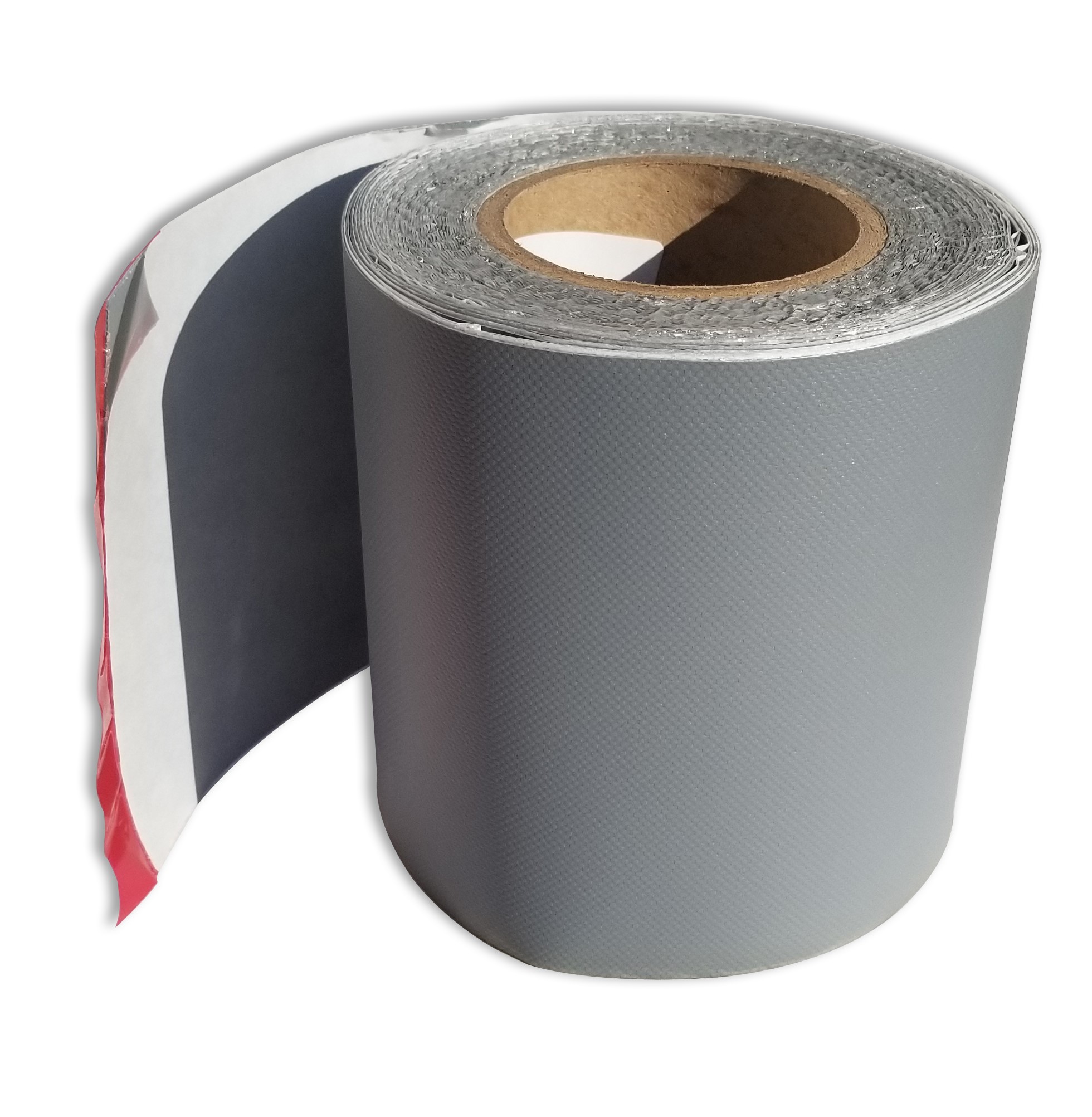 Tarp Repair Tape (6" x 50' Roll) - Vinyl Tarp Tape, Grey | Carolina Tarps