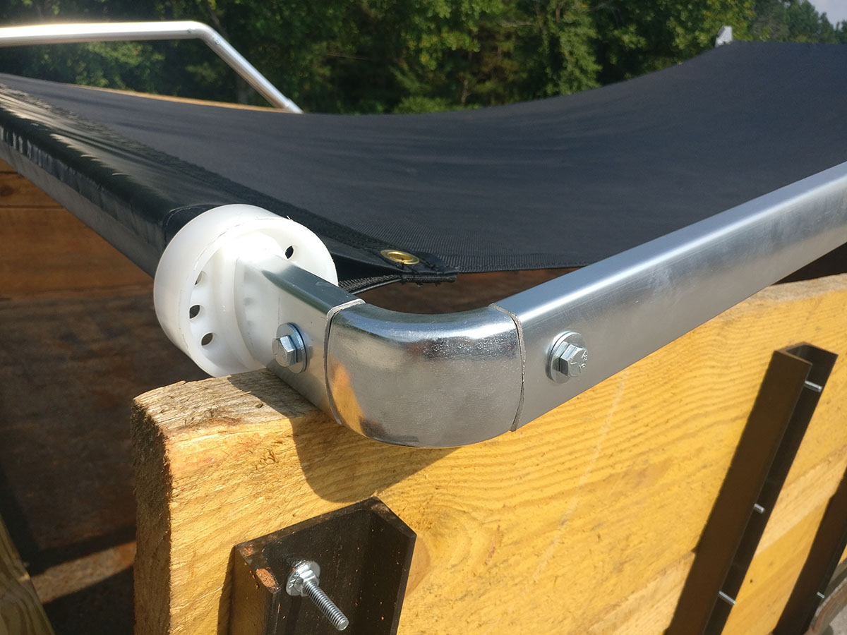 95" Aluminum Upper Arm with 90 degree corner - Replacement Tarp Arm ...