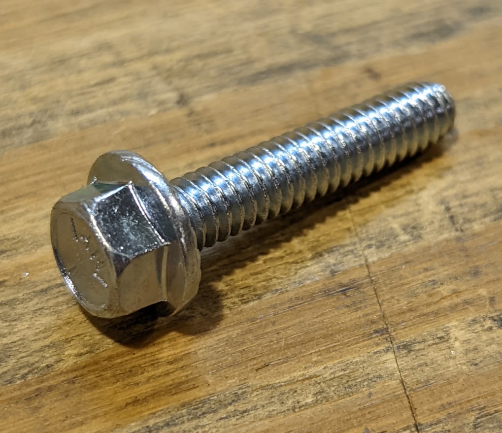 1/4" x 1-1/4" Bolt for Wind Deflectors | Carolina Tarps