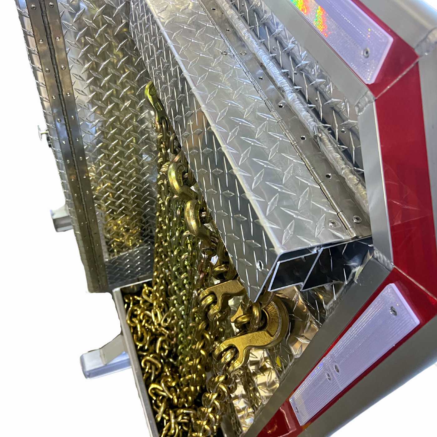 Flatbed Headache Rack - Single Door (68" x 80") | Carolina Tarps