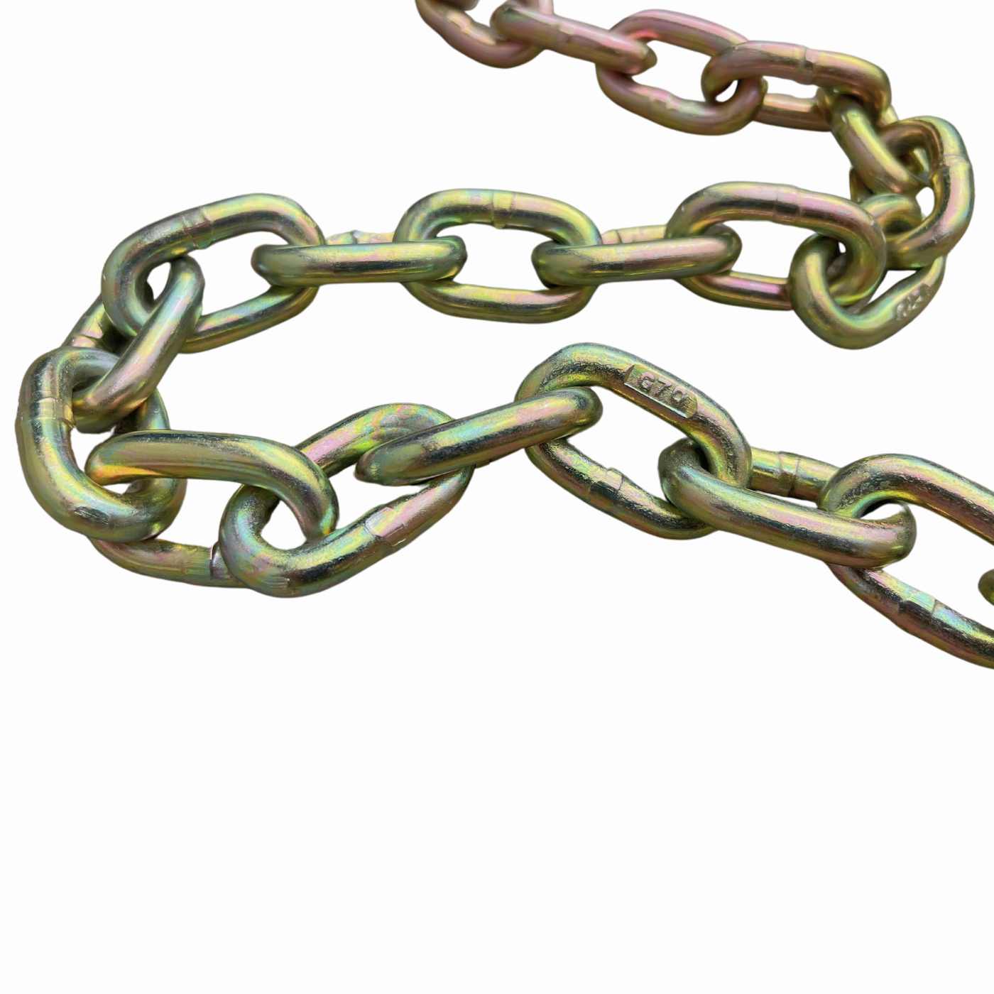 3/8" x 25' Transport Chain with Grab Hooks G70 6,600 lb. WLL | Carolina ...