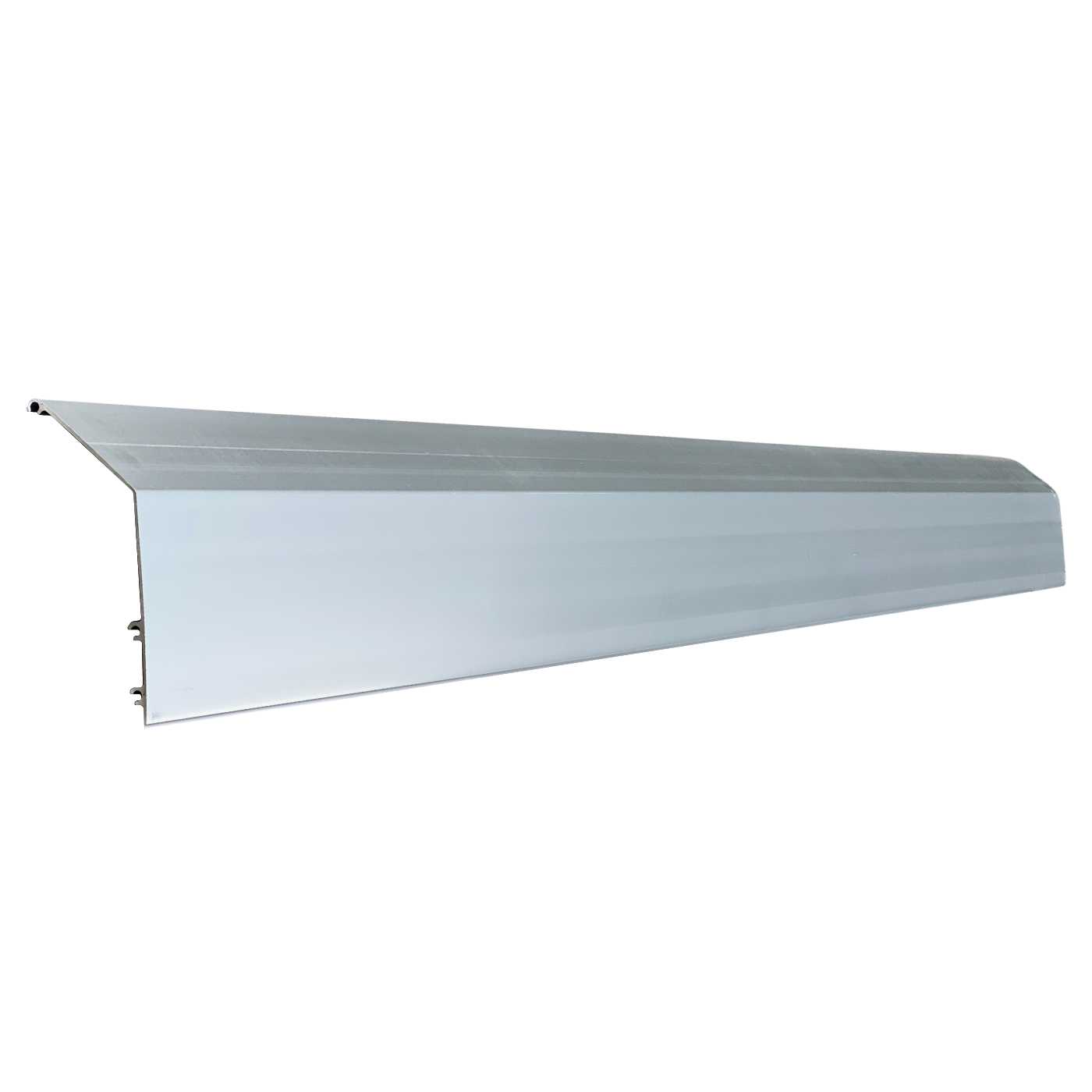 US Tarp 11208 Polished Aluminum Wind Deflector, 103" Width | Carolina Tarps