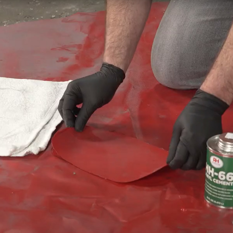 Vinyl Tarp Glue PVC Cement | HH-66 8oz Can with Applicator | Carolina Tarps