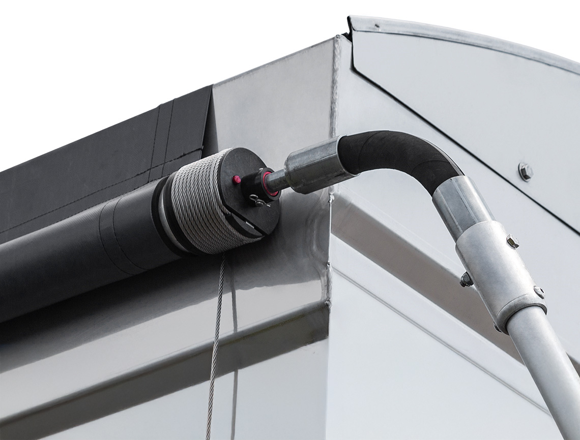 Manual Tarp Kit for 102" x 14' Fertilizer Spreader | 12" Rise, Black ...