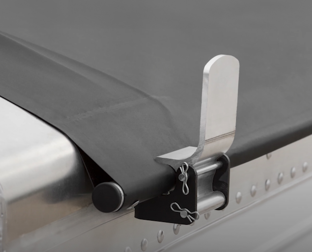 Tarp Stop Assembly | Standard-Duty Aluminum Upright with Base and ...