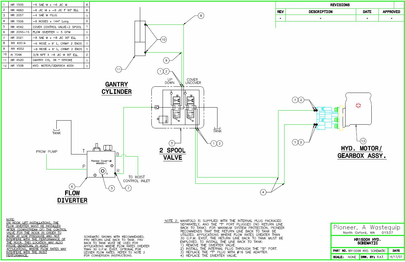 Pioneer HR1500HAL Tuff Tarper Refuse Tarping System - Aluminum ...