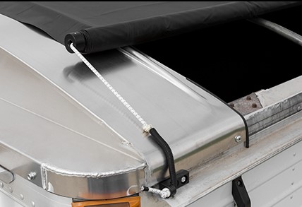 Chip Trailer Roll Tarp System - 42' X 96" - Agri-Cover EZ-LOC (Bows Not ...