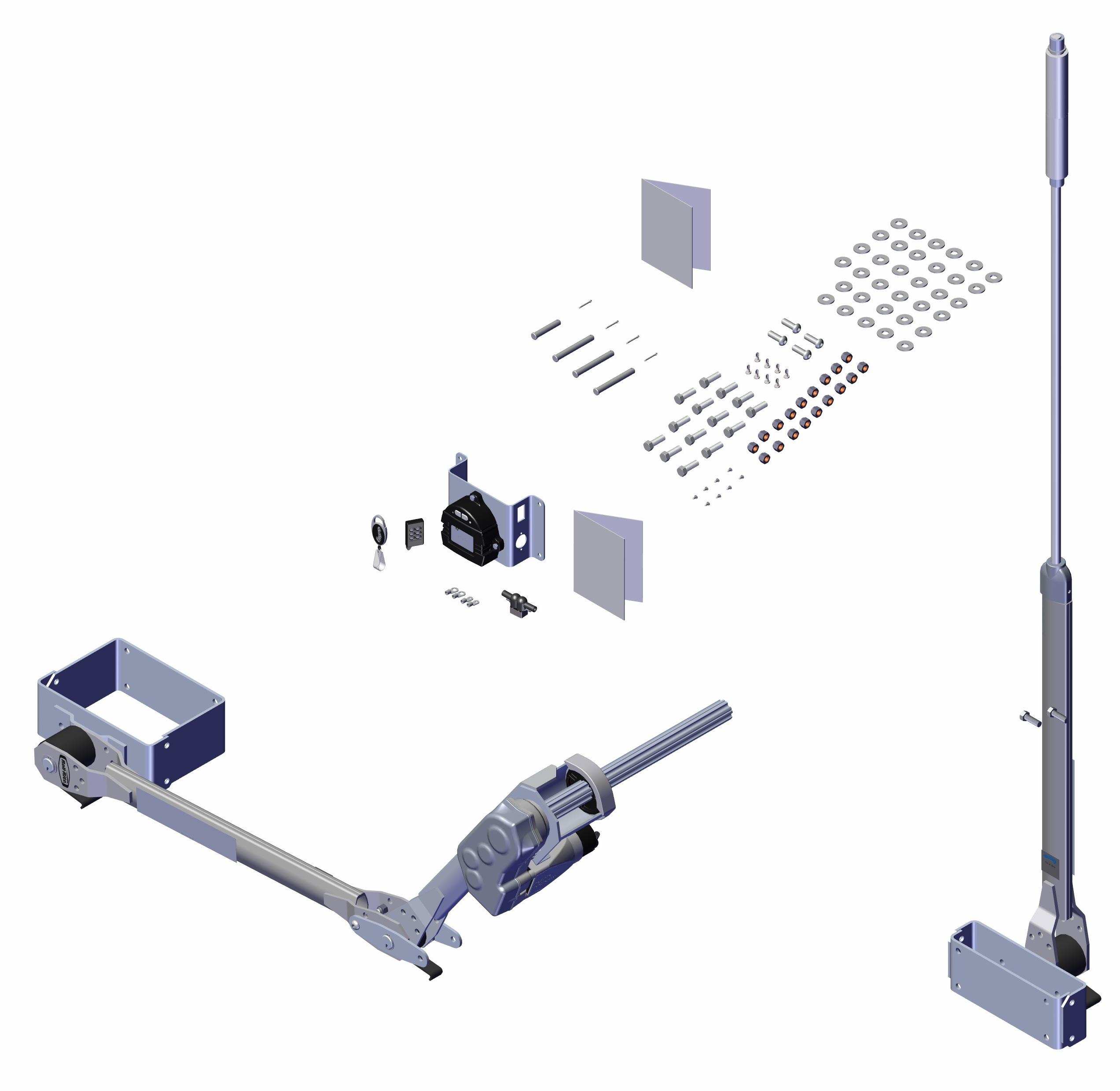 Roll-Rite® Electric Rear Arm for Side Roll Kit, Multi Flex with 2 ...