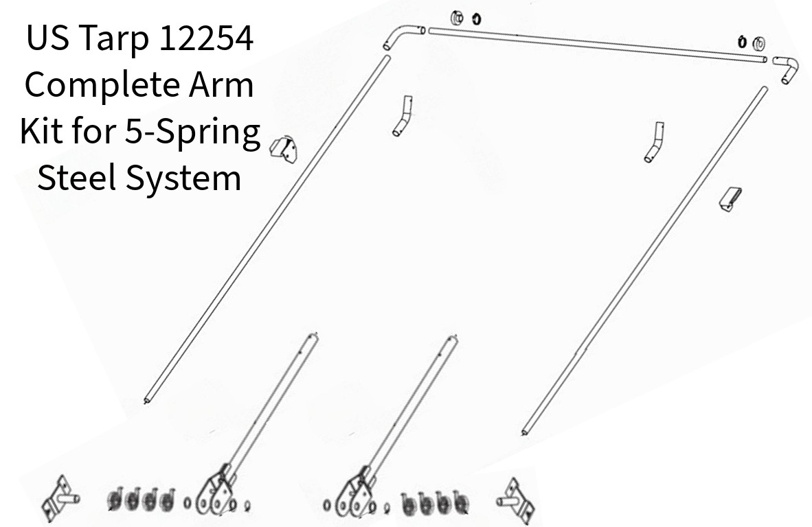 US Tarp Arm Kit Assemblies | Carolina Tarps