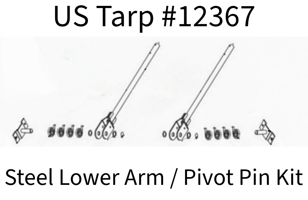 US Tarp 12367 Lower Arm Set for 4-Spring Steel System | Carolina Tarps