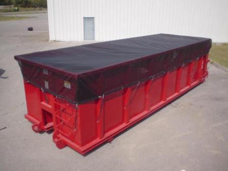 Mesh Hand Tarps for Dumpsters and Roll Off Containers | Carolina Tarps